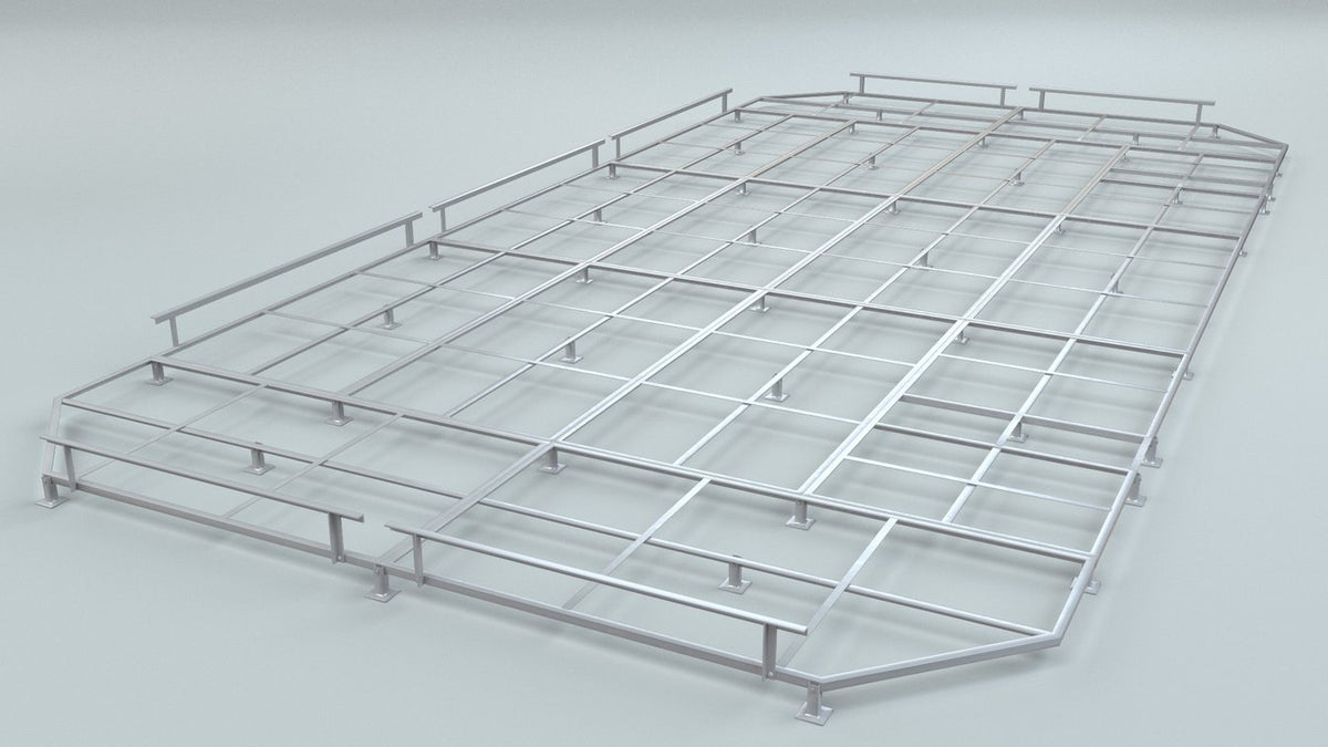 Ground Frame for High Jump Pit Elite Round | Nordic Sport